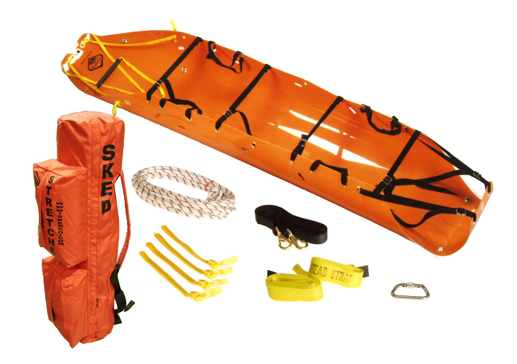 Sked Basic Rescue System Oranje Pre-Rigged | Technische Reddingsbrancard