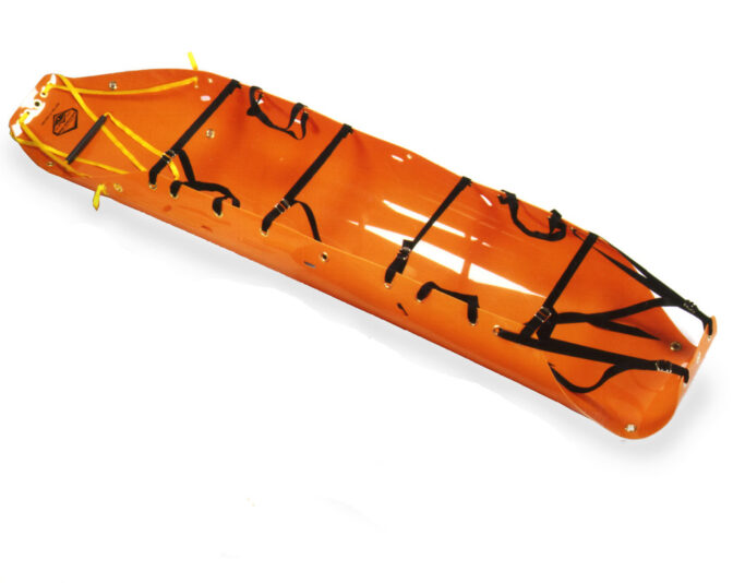 Sked Stretcher internationaal oranje- enkel brancard - Felixsafety